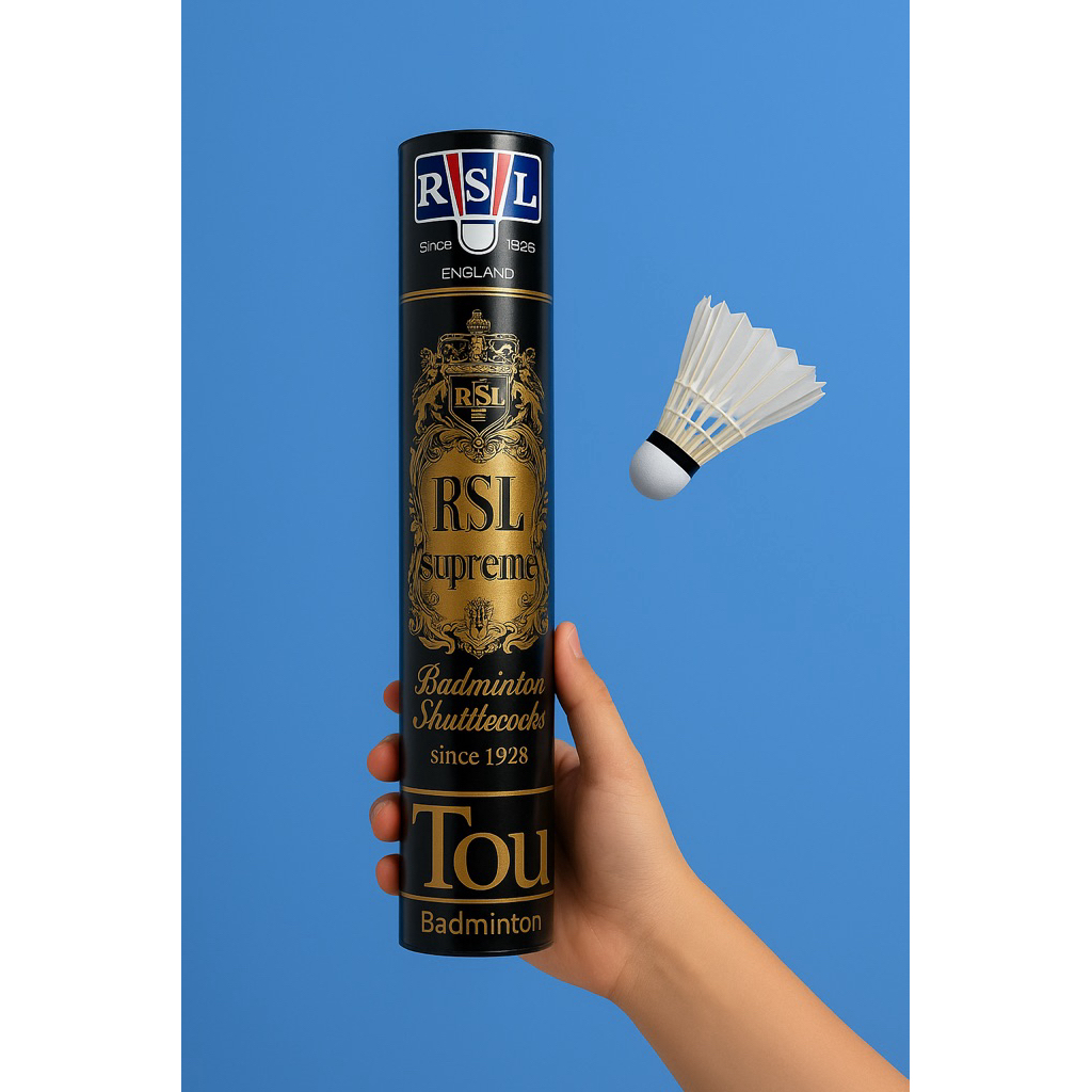 RSL Supreme Badminton Shuttlecocks – Tournament Grade Feather ...