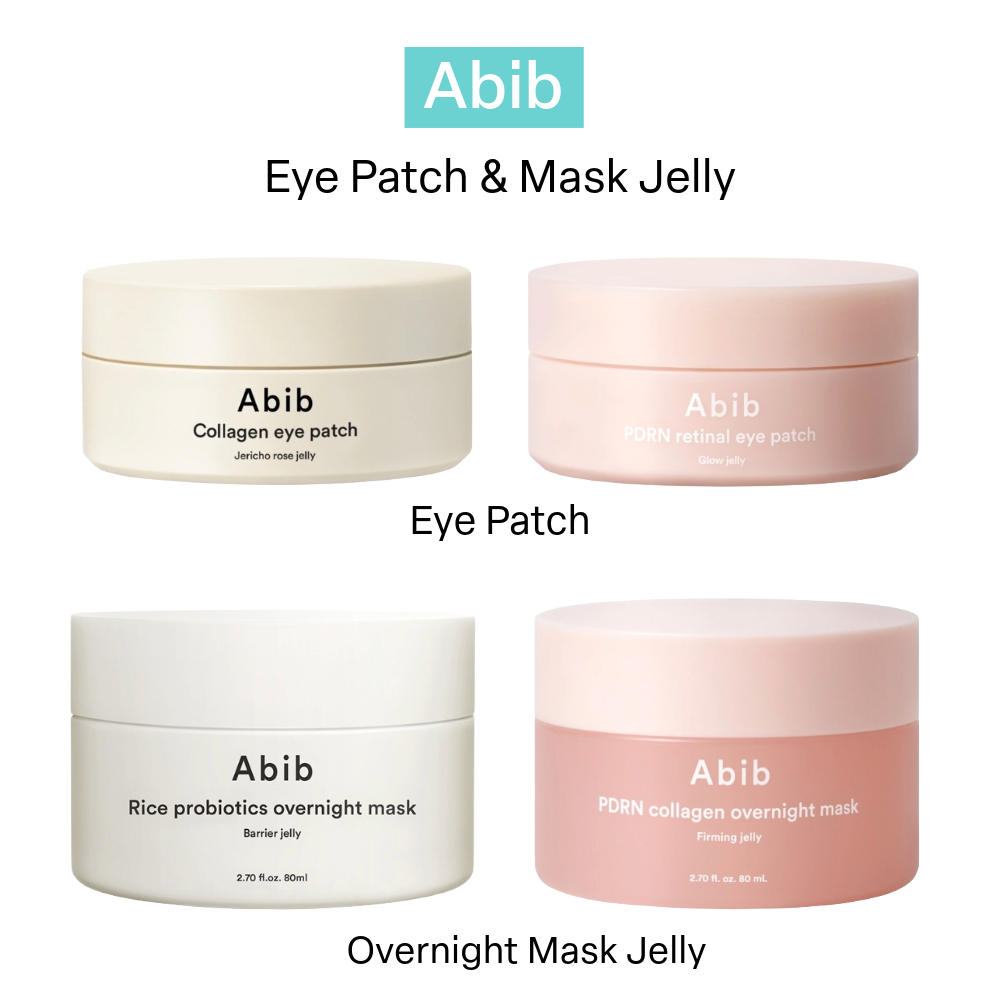[Abib] Eye Patch & Mask Jelly Collection｜Collagen / PDRN / Rice ...