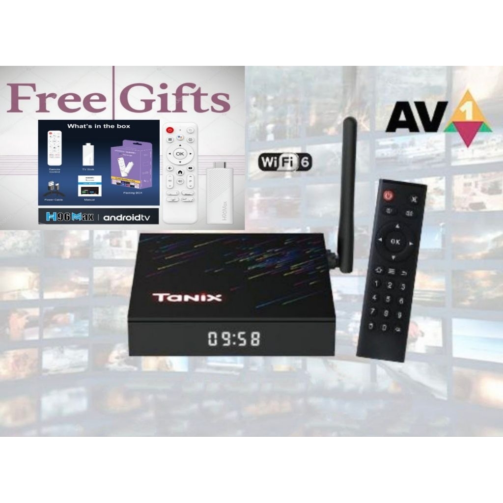 Media Player TANIX TX68 | Android TV | Media Box | One Time Payment 4K ...