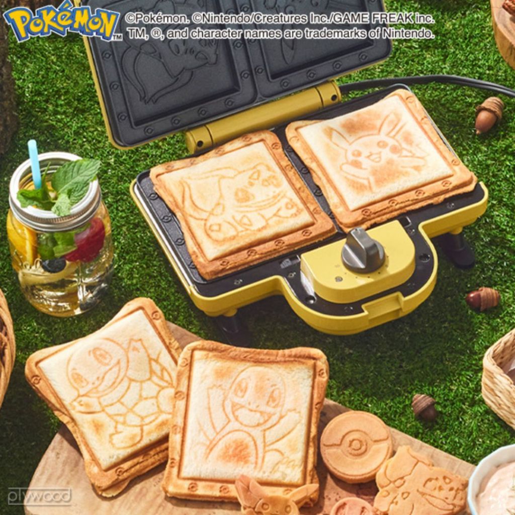 【BRUNO】Pokémon. Hot Sandwich Maker. Mini cake maker. Double. Pikachu ...