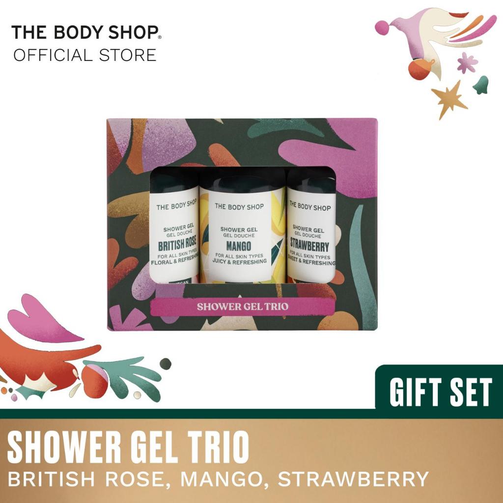 The Body Shop Shower Gel Trio | Shopee Singapore