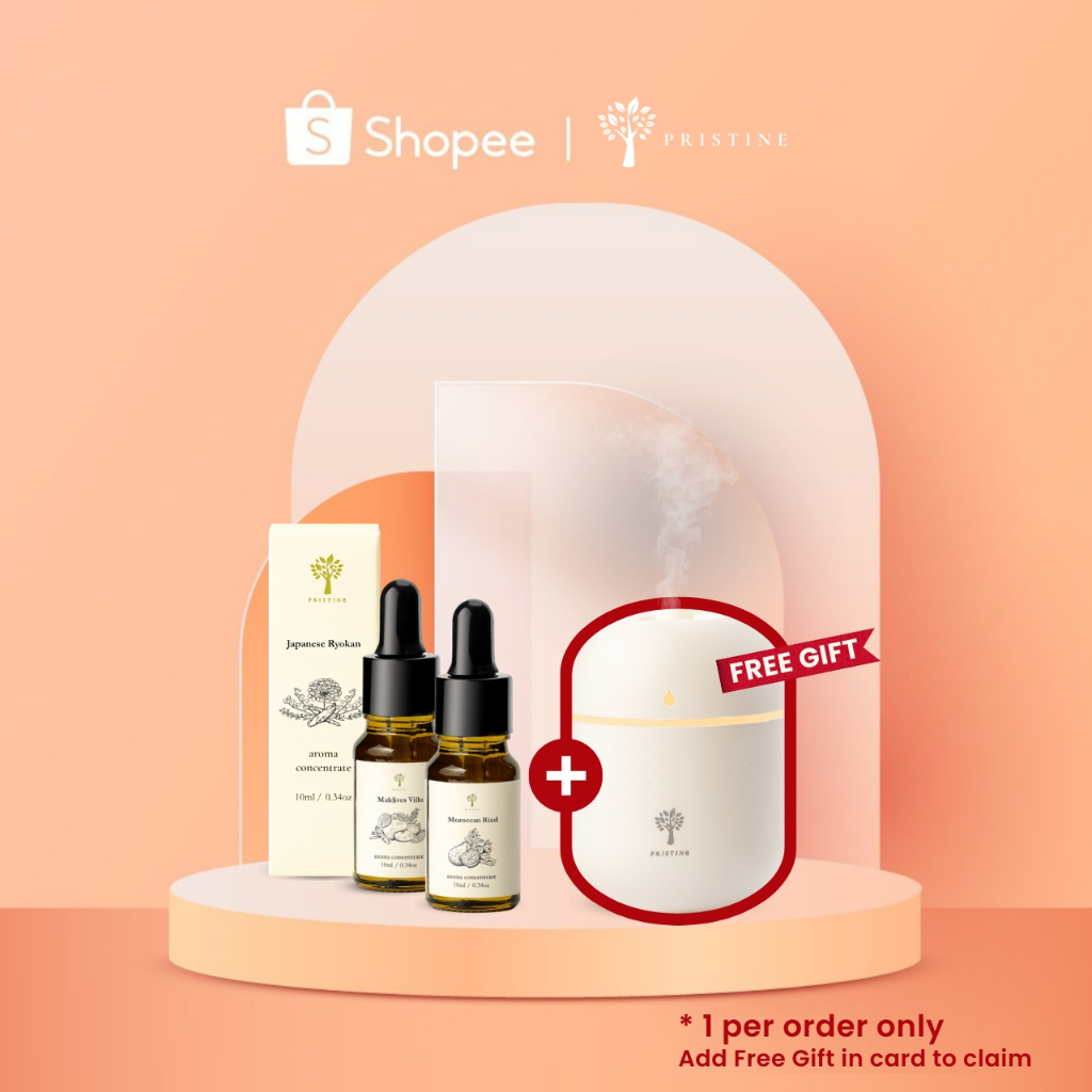 Pristine x Shopee Hotel Aroma Concentrates + Free Diffuser Bundle ...