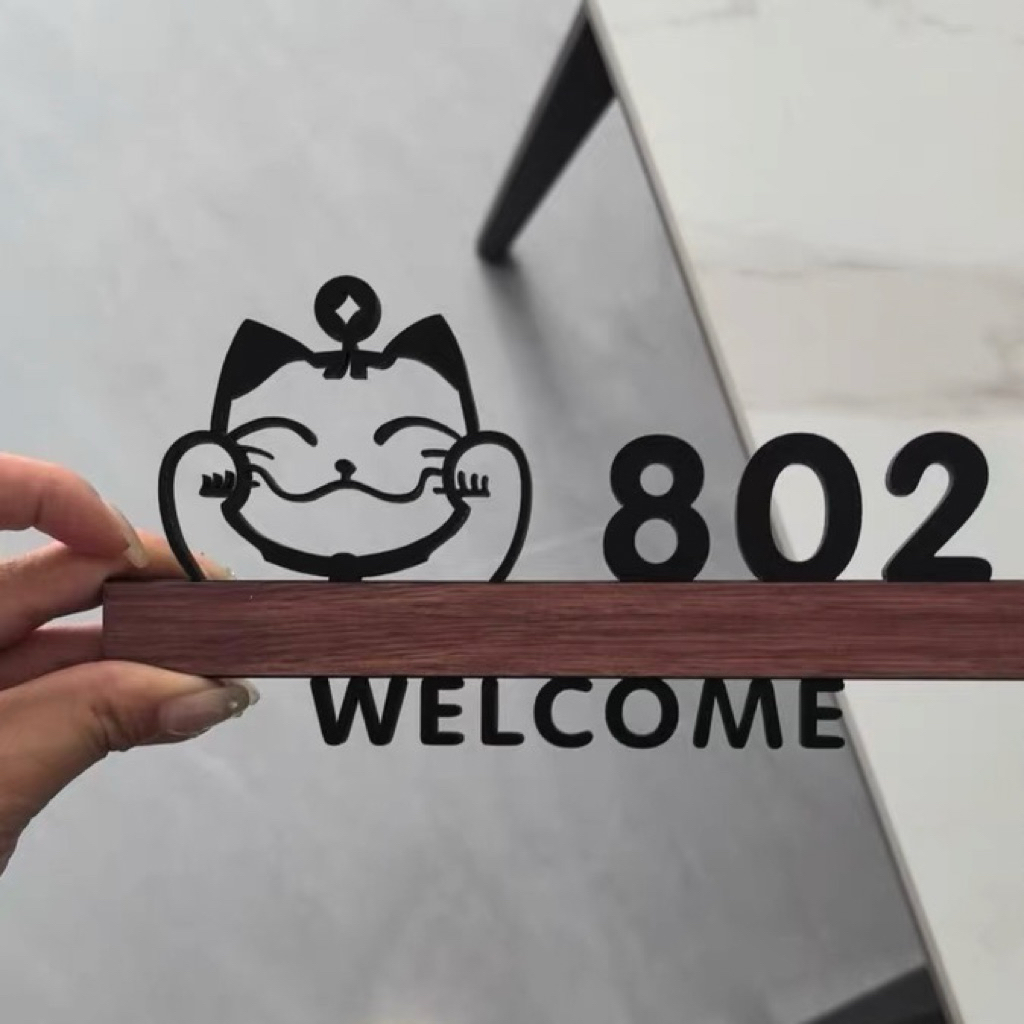 Customised Unit Sign door sign/unit number signage Customised Door Unit ...