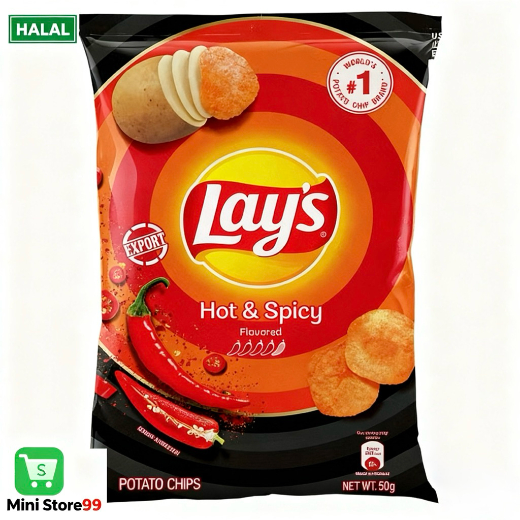 Lays Hot & Spicy 50G | Shopee Singapore