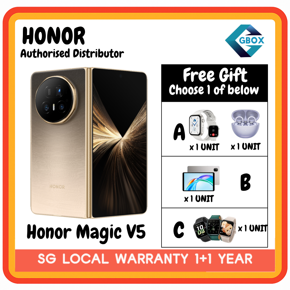 HONOR Magic V5 5G (16+16 512GB) | Foldable AMOLED Flagship | Ultra Slim ...