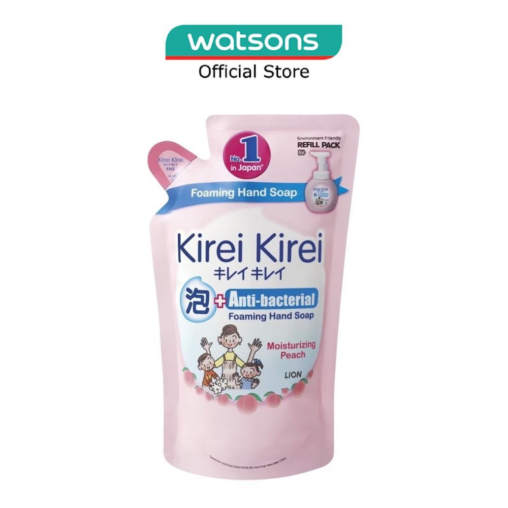 KIREI KIREI Anti-Bacterial Foaming Hand Soap Moisturizing Peach 200ml ...