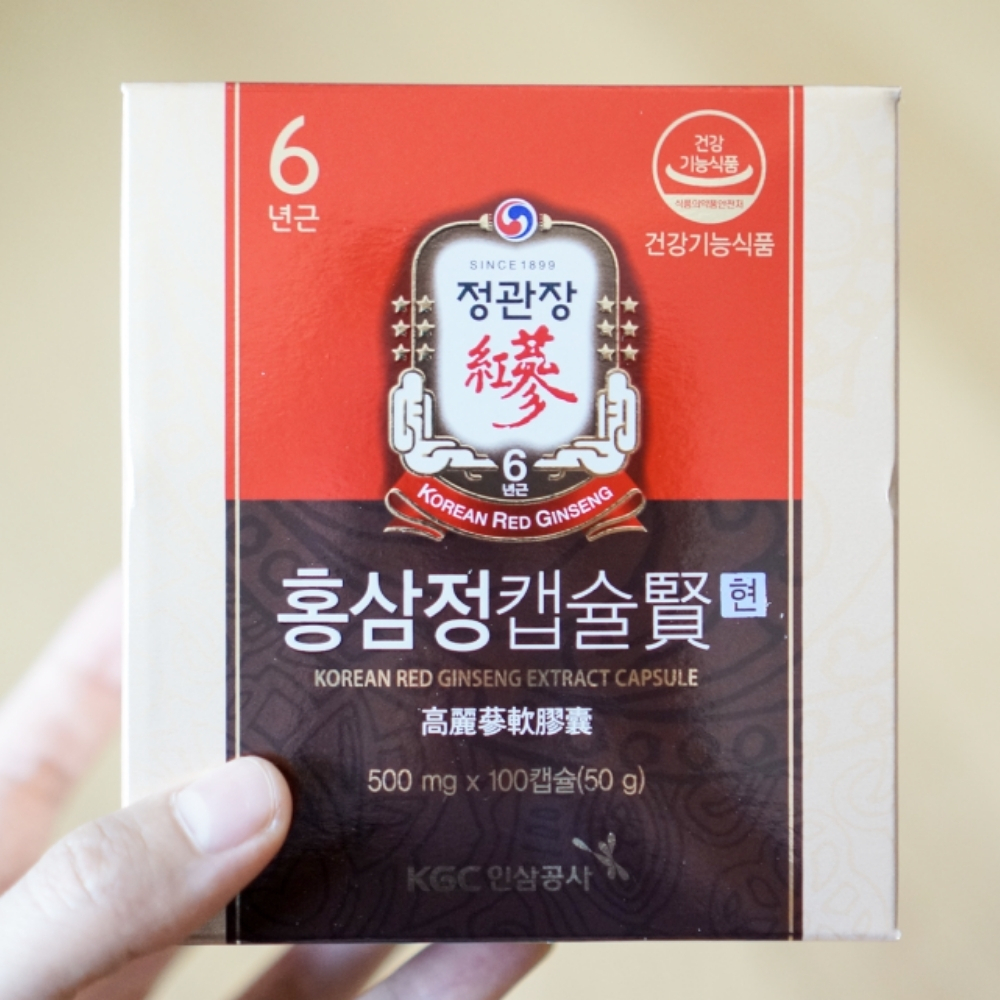 ① Cheong Kwan Jang Red Ginseng Candy Type 500mg x 100ea | Korean Herbal ...