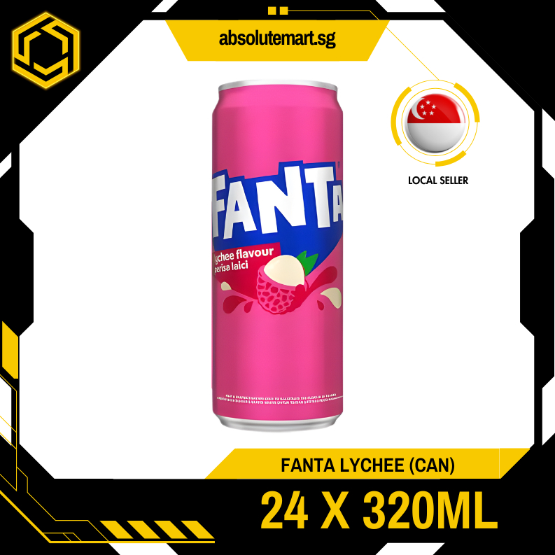FANTA Lychee 320ML X 24 (CAN) | Shopee Singapore