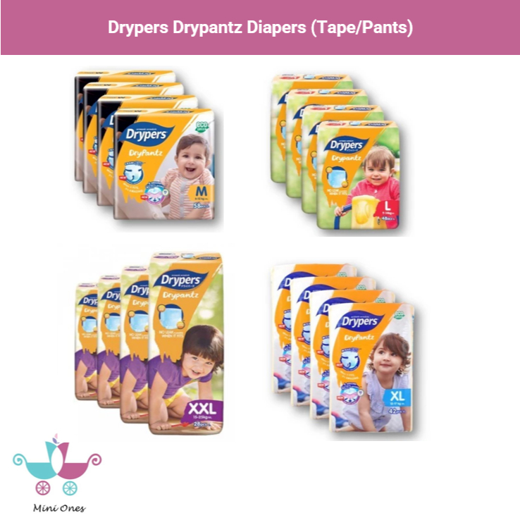 [Carton] Drypers Drypantz / Wee Wee Dry Carton | Shopee Singapore