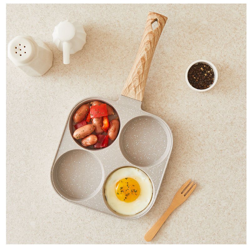 GOODTODAY Nonstick IH Induction Egg Pan 4Holes | Shopee Singapore