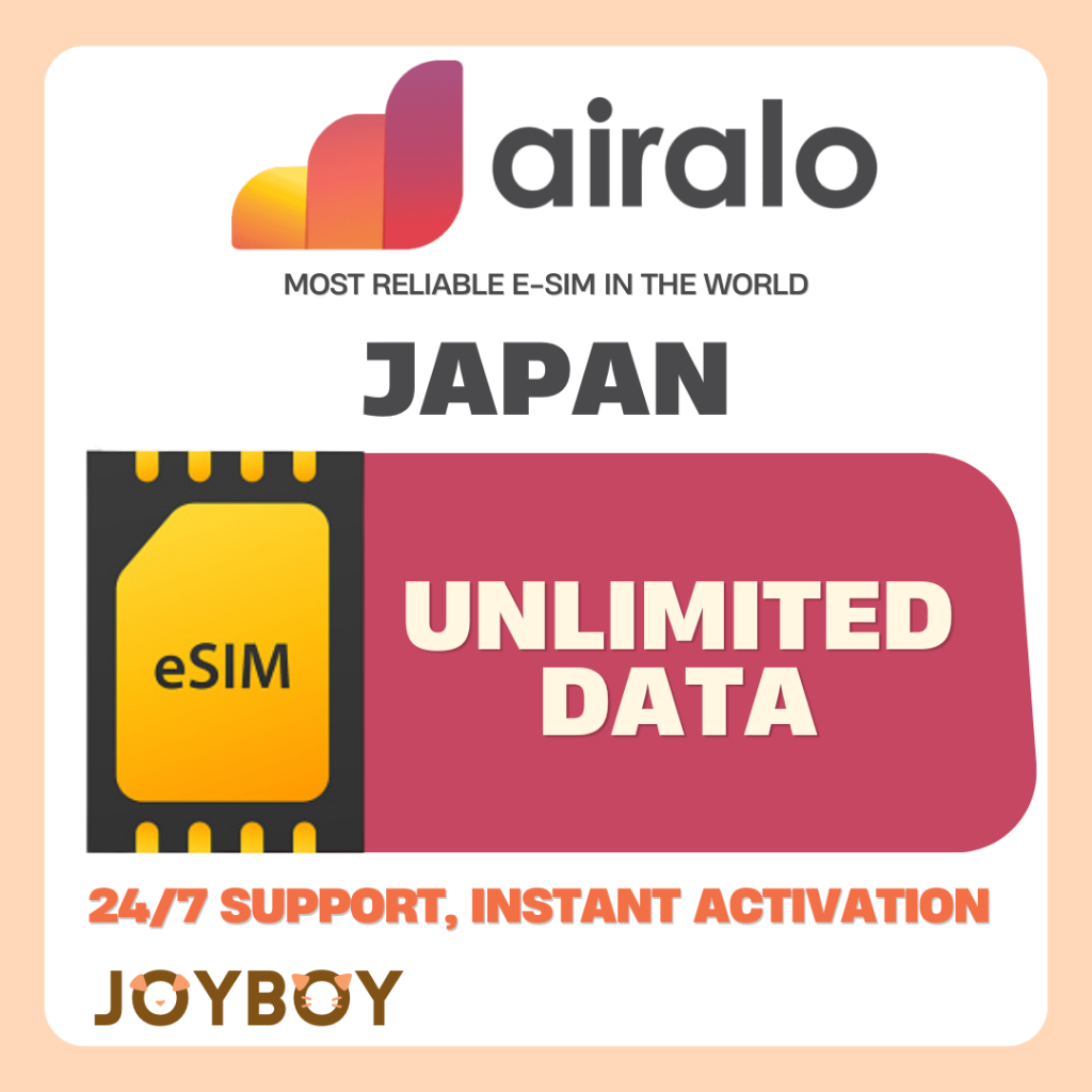 🇸🇬 SG SELLER 🇸🇬 JAPAN UNLIMITED DATA eSIM | Instant Delivery | No ...