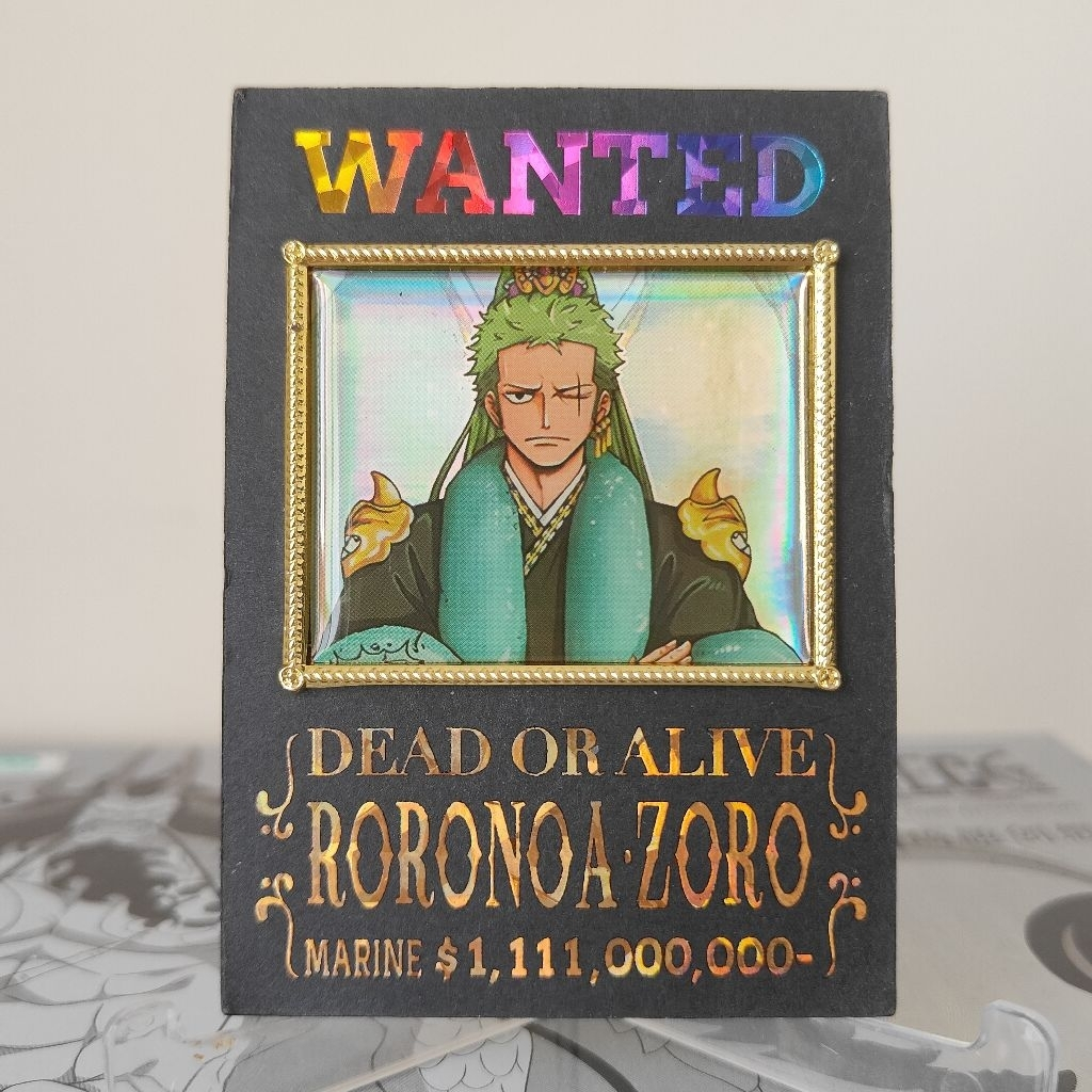 [Premium WANTED Card] Serial Number One Piece Bounty Wanted Card ...