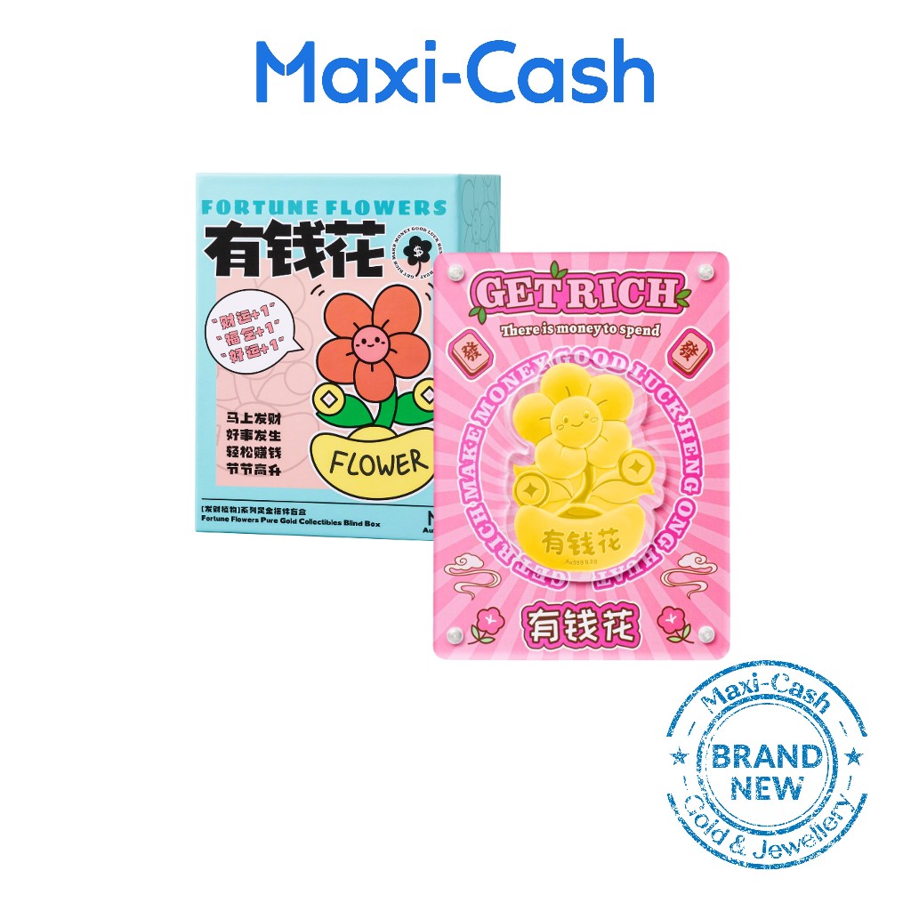 Fortune Flowers Blind Box in 999 Gold | Shopee Singapore