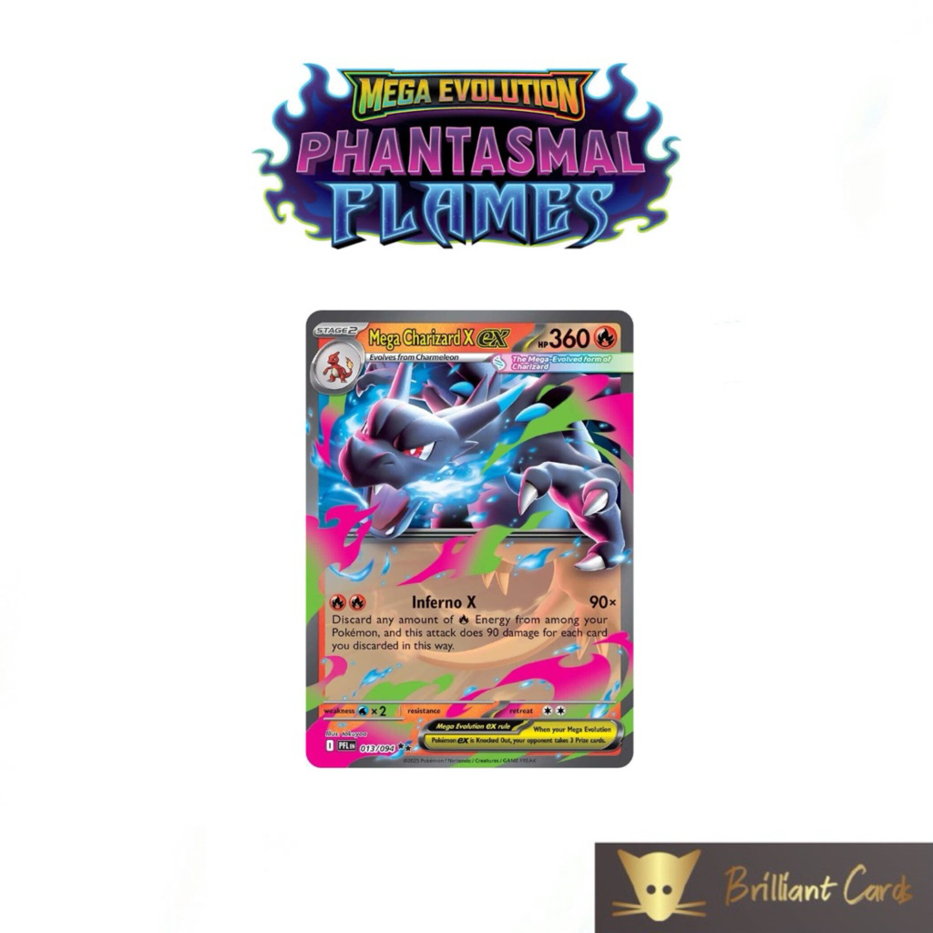 Pokemon Charizard Mega Evolutions Phantasmal Flames Card | Shopee Singapore