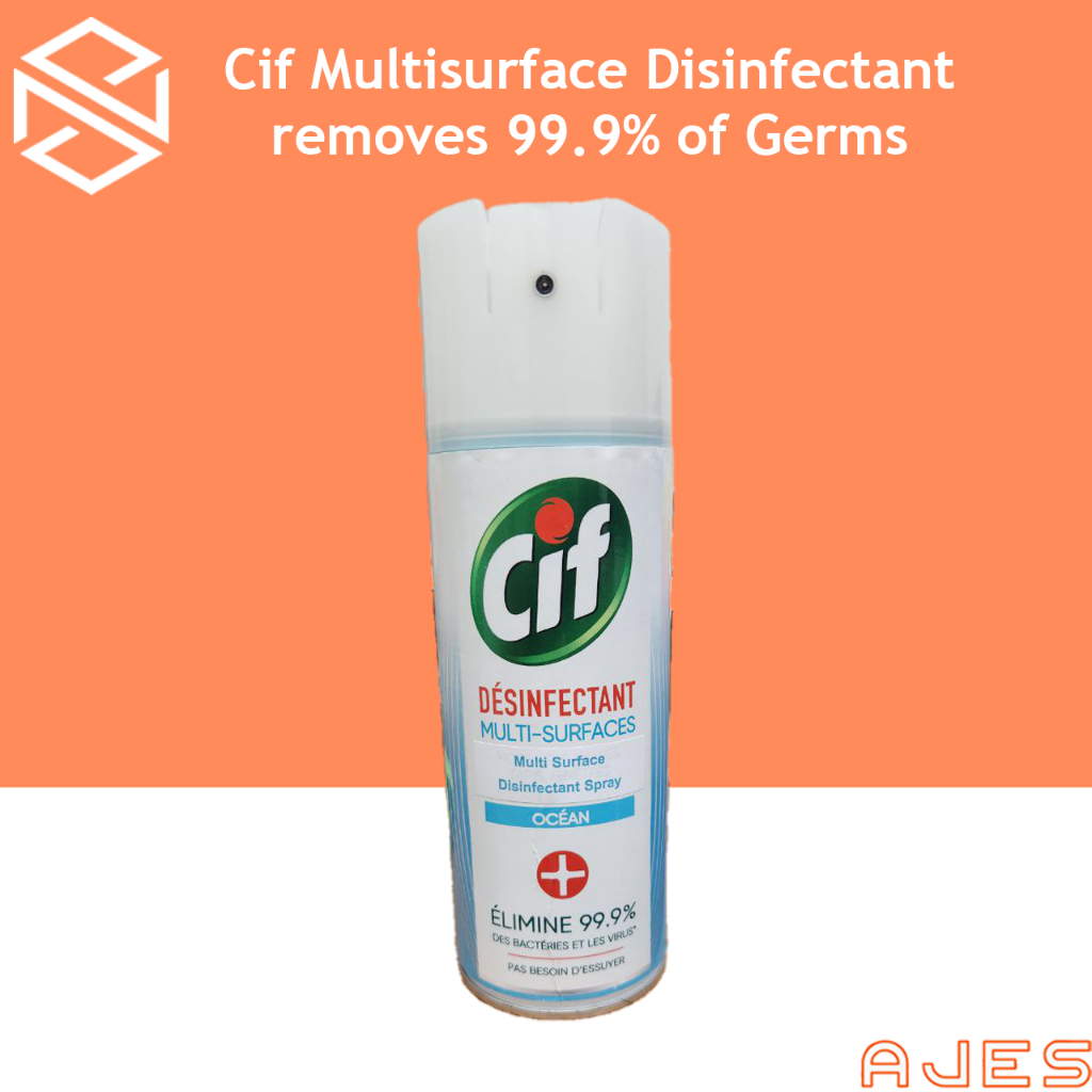 🔥Local Seller🔥 CIF Multi Surface Disinfectant spray 400ml | Shopee ...