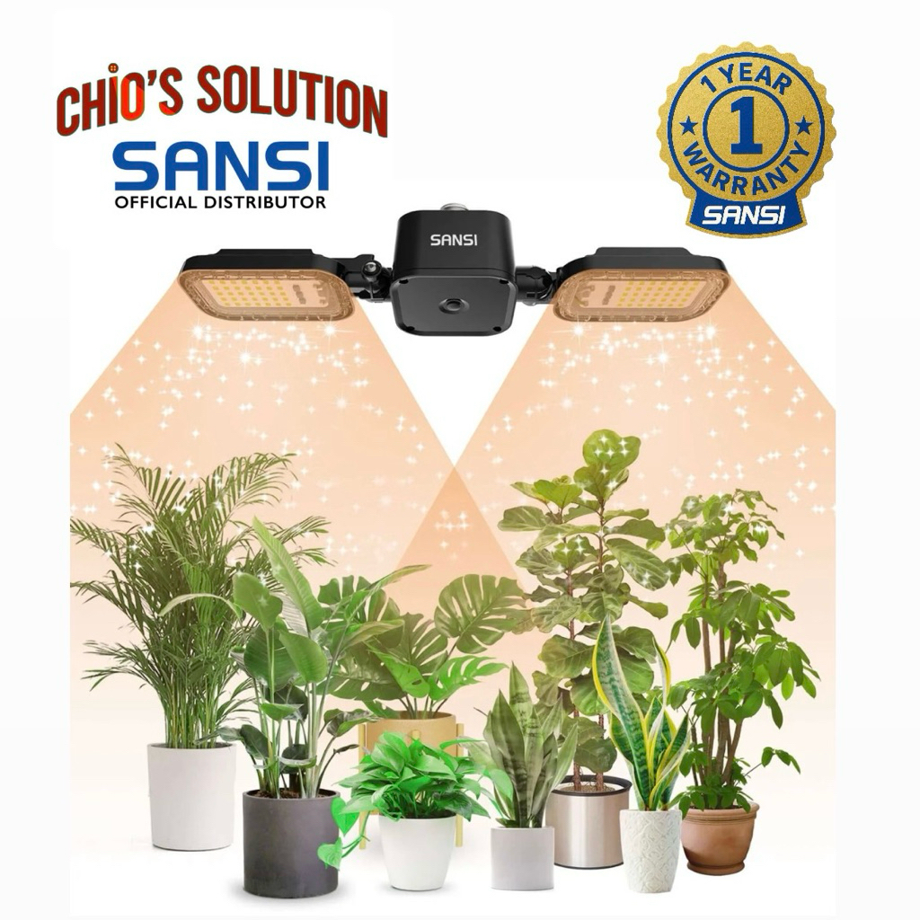 [NEW] SANSI 60W PANEL E27 GROW LIGHTS | Shopee Singapore