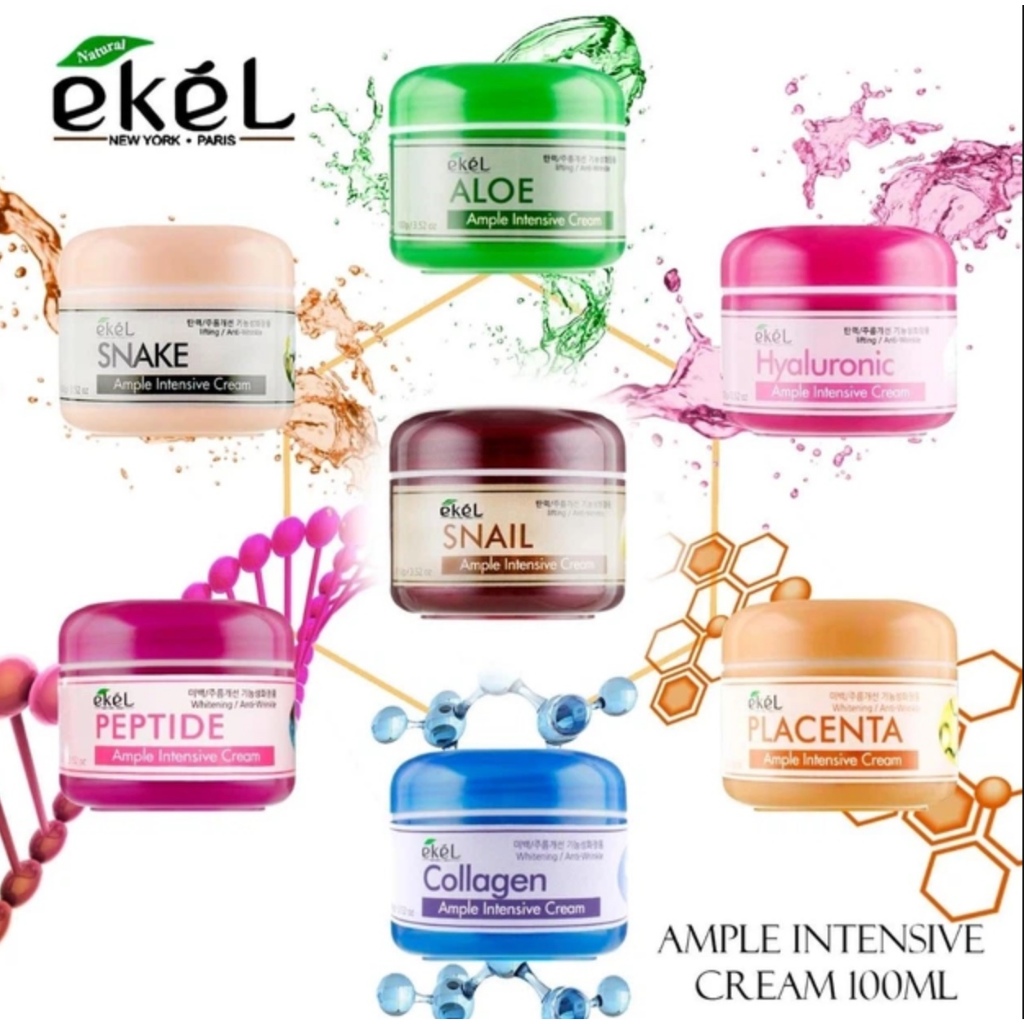 EKEL Ample Intensive Cream, 100g ( 7type) | Shopee Singapore