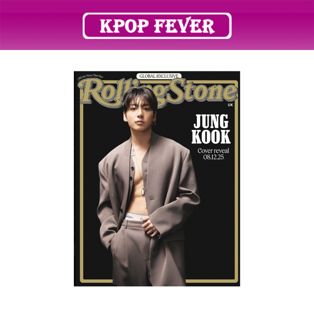 BTS JUNGKOOK Rolling Stone UK 2025.12 Magazine | Shopee Singapore