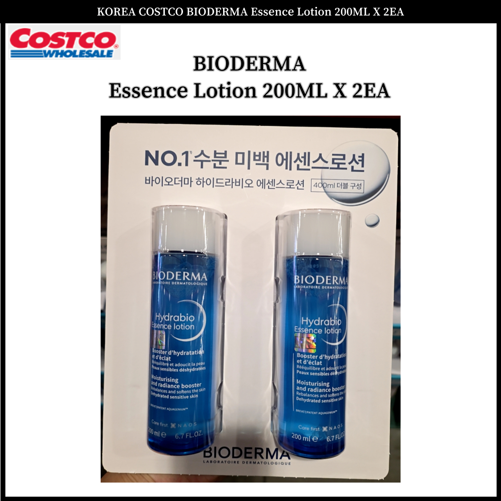 KOREA COSTCO BIODERMA Essence Lotion 200ML X 2EA | Shopee Singapore