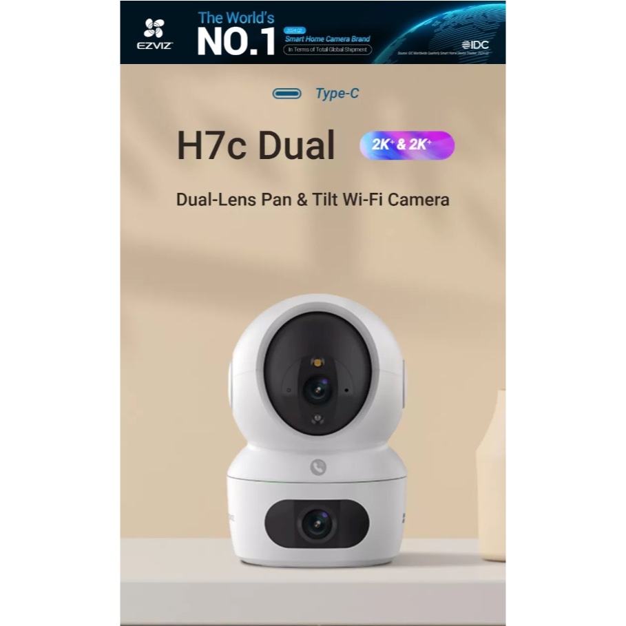 EZVIZ H7c Dual Lens 2K/H6c Pro Indoor WiFi Pan Tilt Camera Smart Home ...