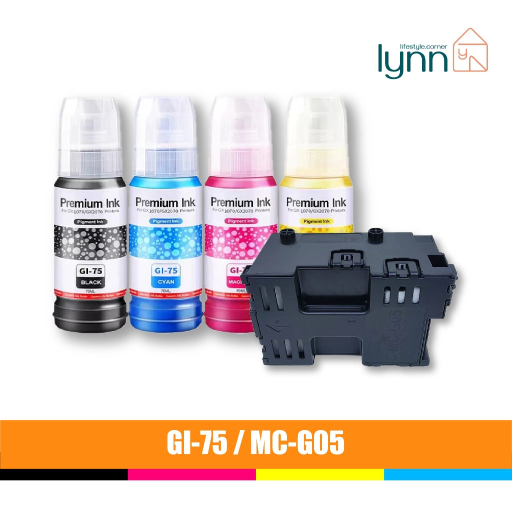 GI-75 Compatible Canon GI-75 Ink Bottle Refill For Printer Canon Maxify ...