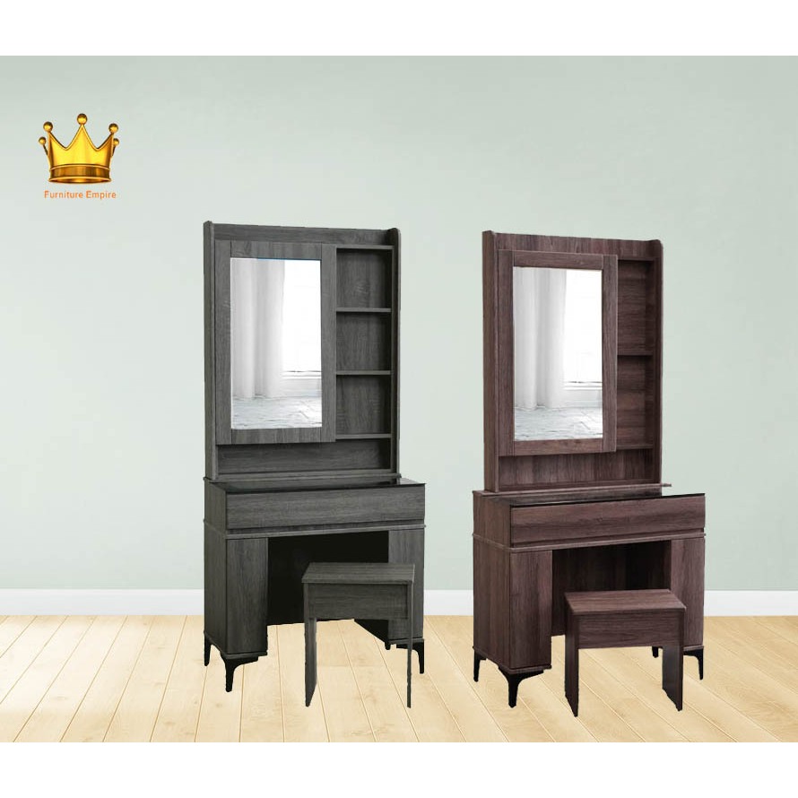 (Furniture Empire) Wooden Vanity/Dressing Table/Dresser Divider Storage ...