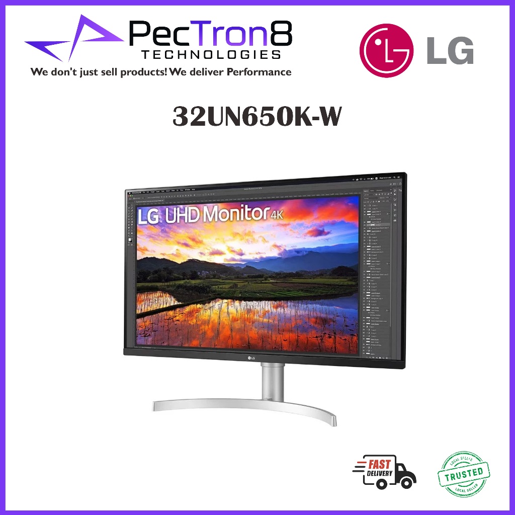 LG 32UN650K-W 32-Inch UHD IPS Productivity Monitor | Shopee Singapore