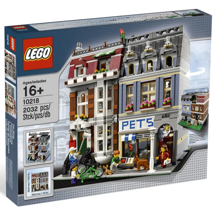 Lego 10218 Pet Shop Modular Building Retired set | Shopee Singapore