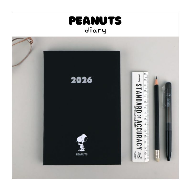 [Peanuts] 2026 Snoopy & Friends Classic Planner-Diary | 14-Month ...