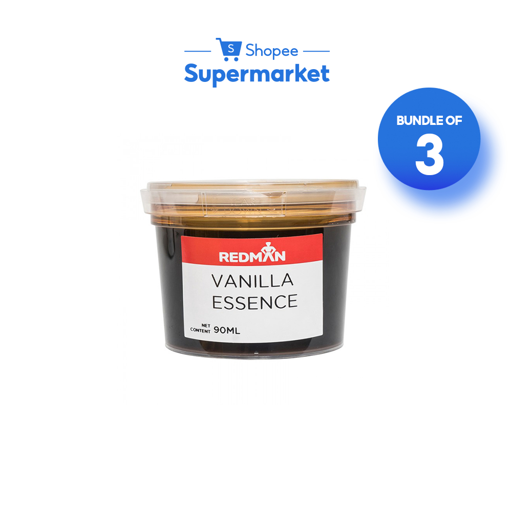 [Bundle of 3] Redman Vanilla Essence (90ml) | Shopee Singapore