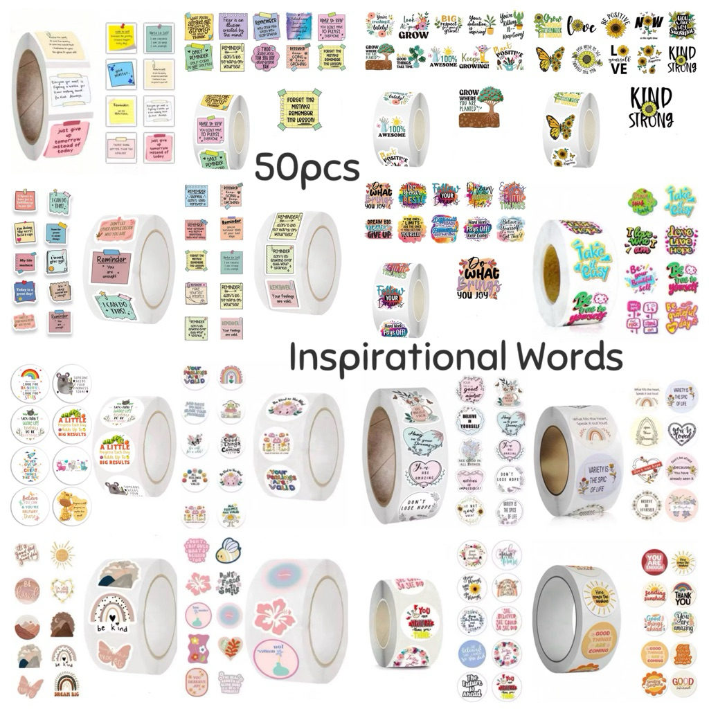 [SG STOCK] Inspirational Positive Health Kind Words Quotes & Phrases ...