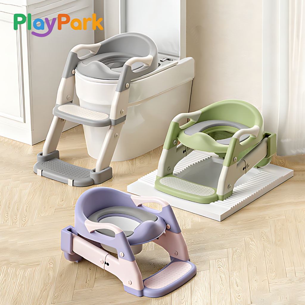 Playpark 3 in 1 Foldable Kid Potty Training Seat Baby Training Hand ...