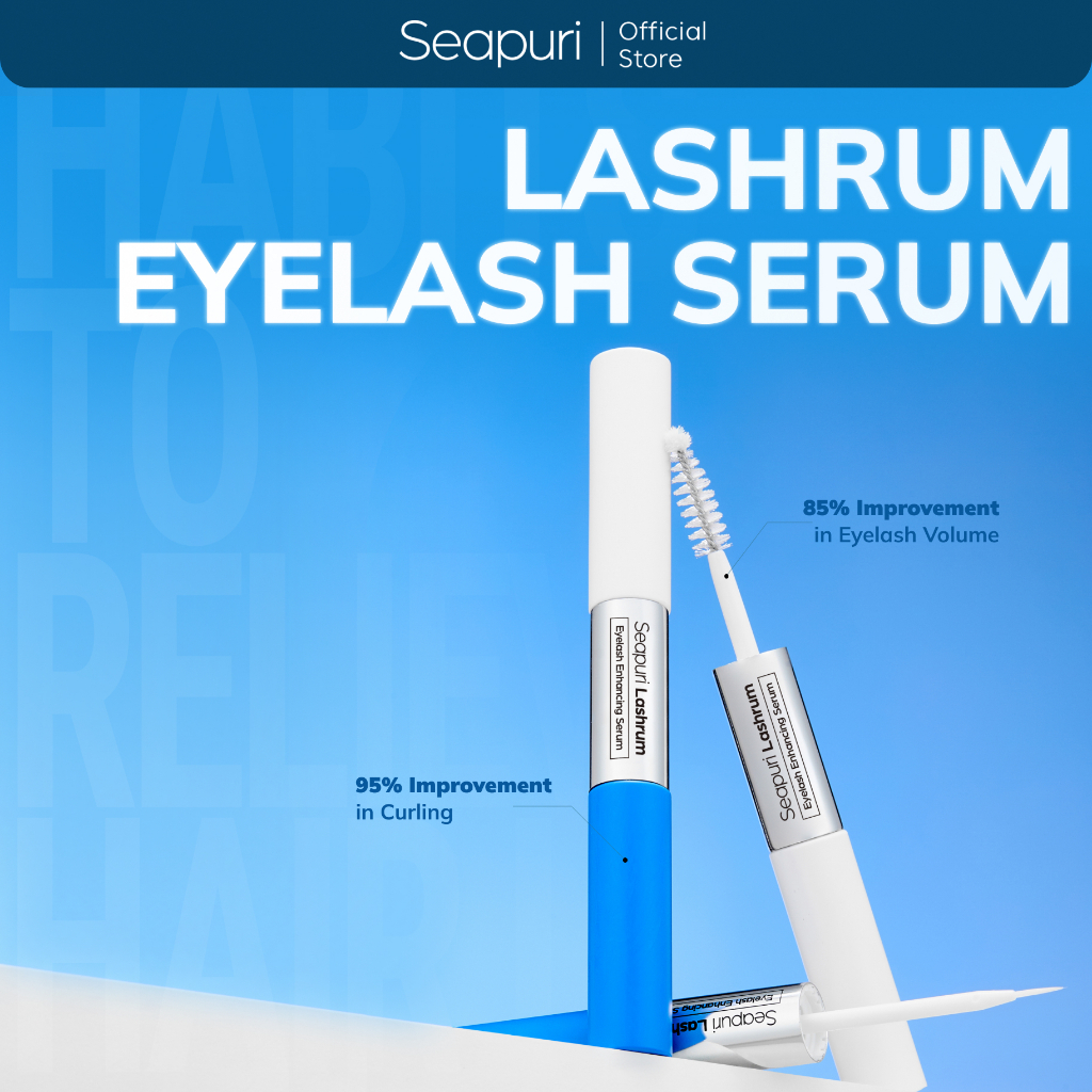 [Seapuri Official] Lashrum Eyelash Enhancing Serum | for Longer, Fuller ...