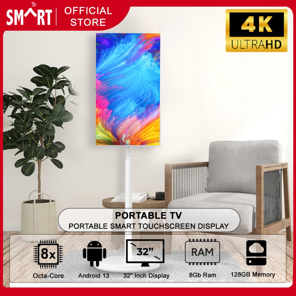 Portable Smart Touchscreen TV / 32" Tablet / 4K Ultra HD Touchscreen ...