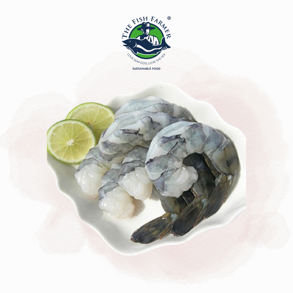 Black Tiger Prawn Meat Tail On 21/25 - Frozen | Shopee Singapore