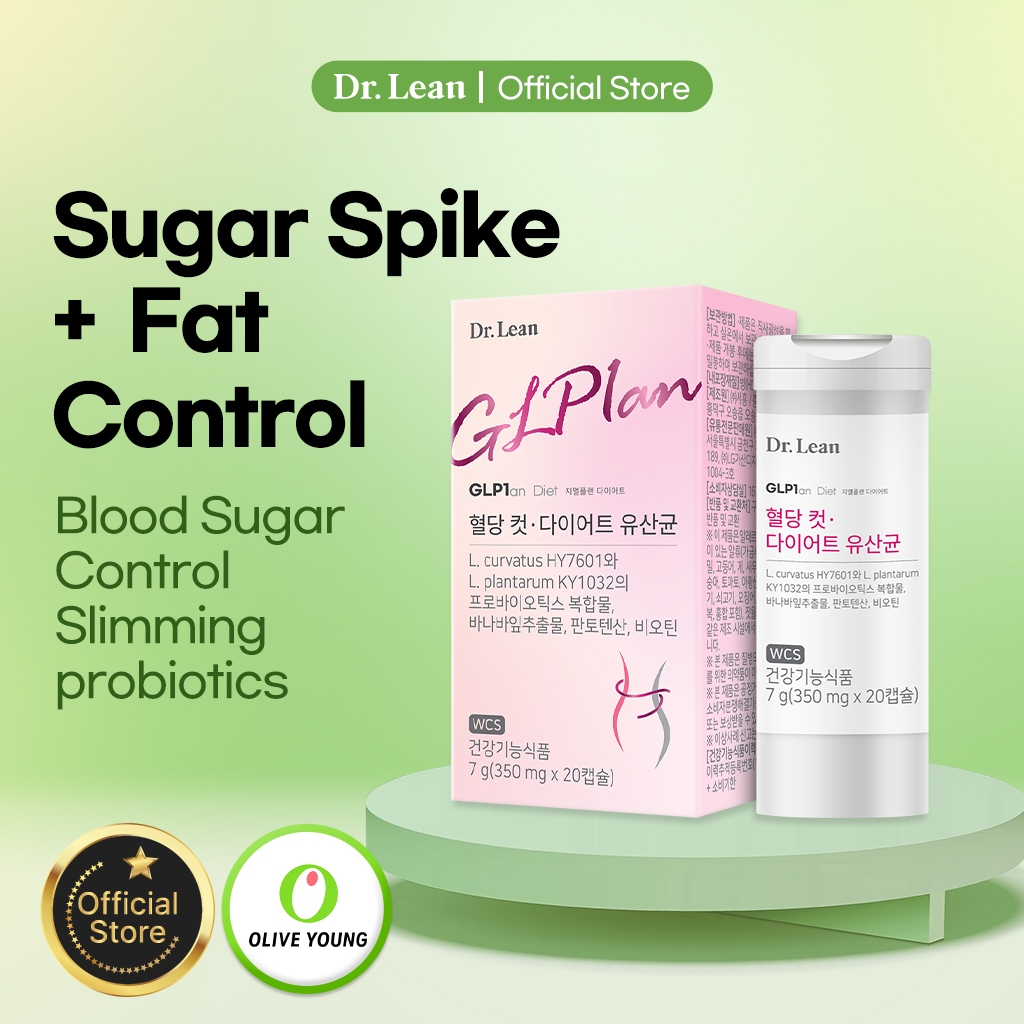 Dr.Lean Diet & Sugar Spike Probiotics 7g (350mg x 20 capsules) | Shopee ...