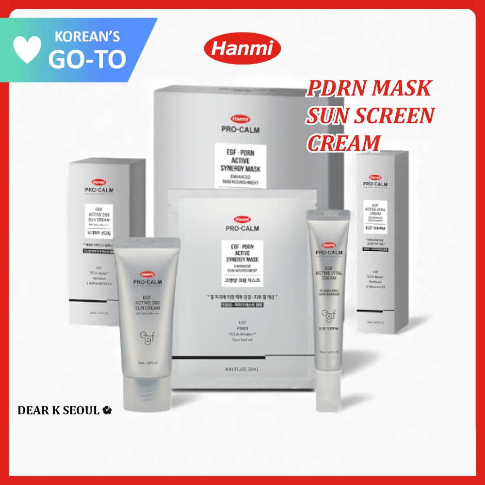 [Hanmi] Pro Calm EGF PDRN Active Vital Cream Active synergy Facial Mask ...