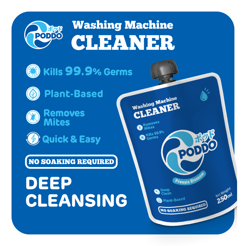 [NEW LAUNCH] PODDO Plant-Based Washing Machine Cleaner 250ML Freesia ...