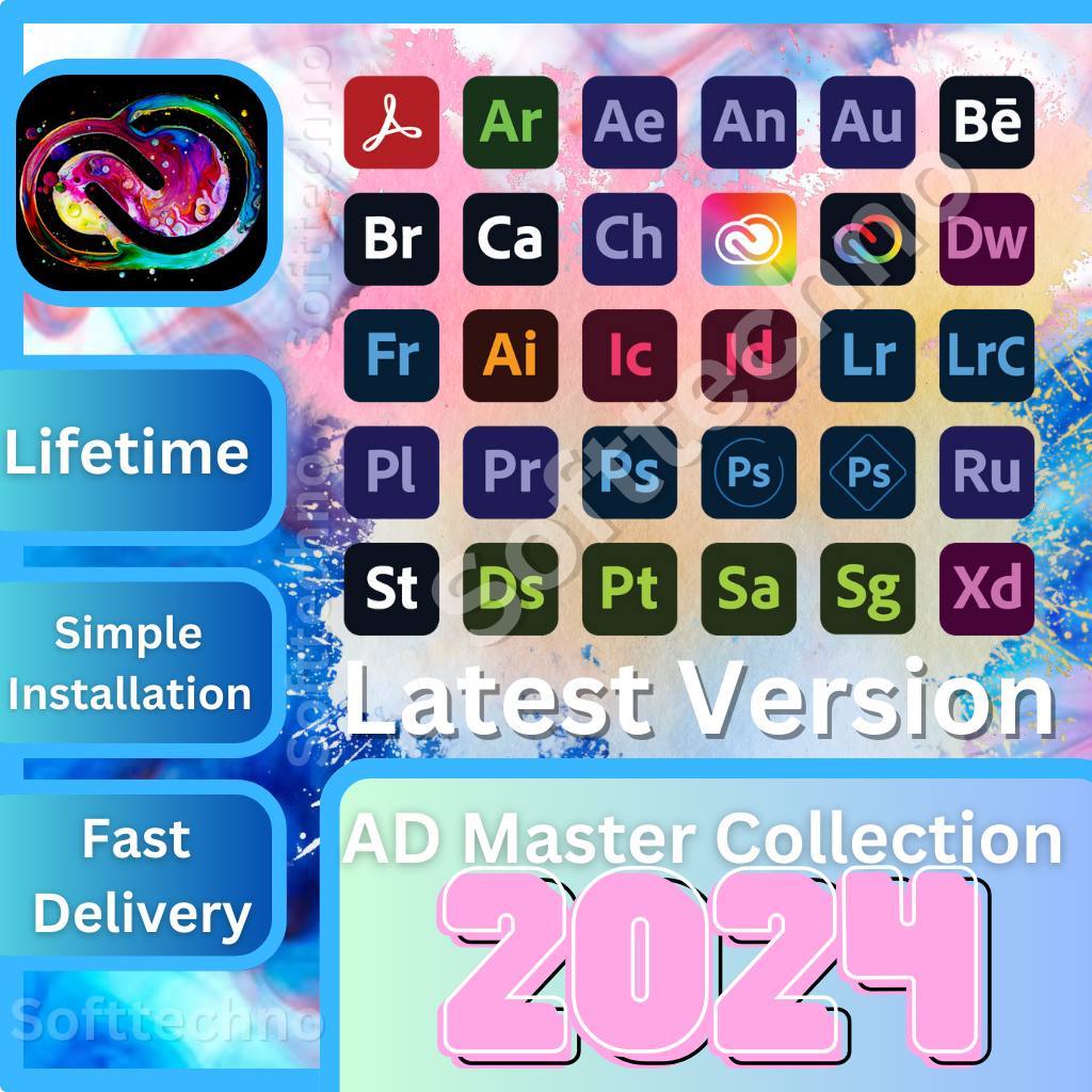 Lifetime Adobe Acrobat Pro DC 2024/2023/2022 , Lightroom Classic ...