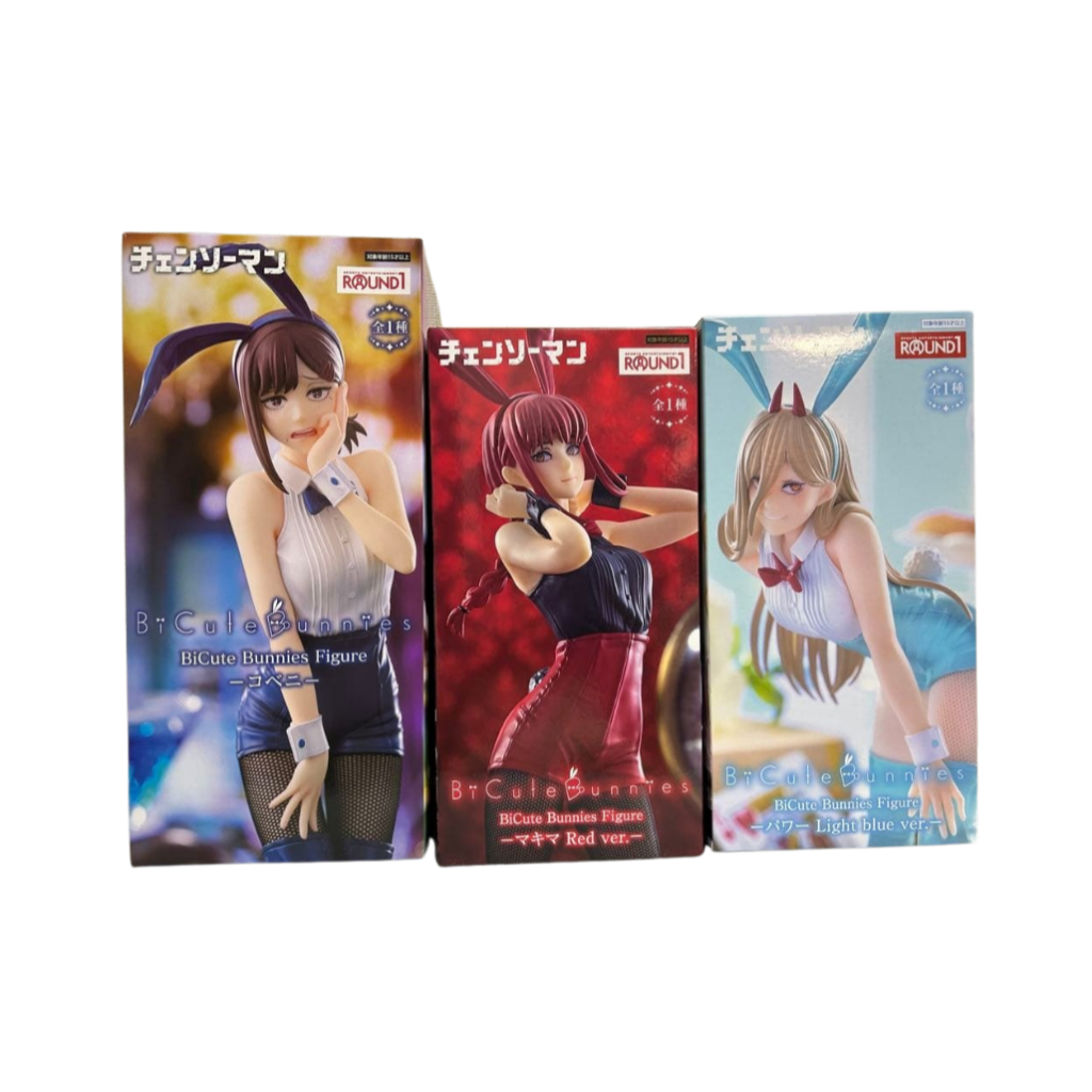 Furyu Chainsaw Man BiCute Bunnies Figure Makima Red ver. Power Kobeni ...