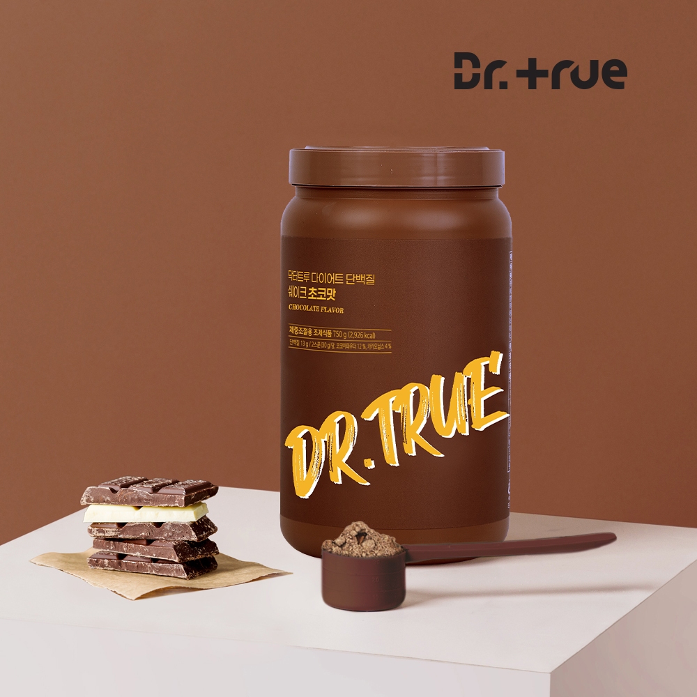Dr.true Diet Protein Shake Chocolate Flavor, Low Calorie Food, Korea ...