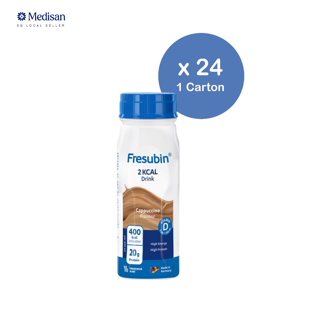 Fresubin 2kcal Cappuccino 200ml 24’s | Shopee Singapore
