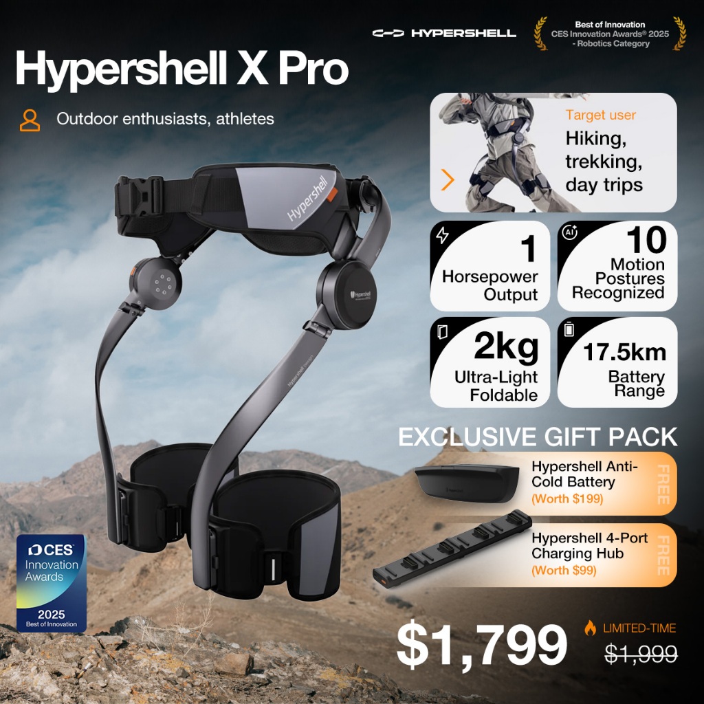 [Top] Hypershell X Pro | World's First Outdoor Exoskeleton | Physical ...