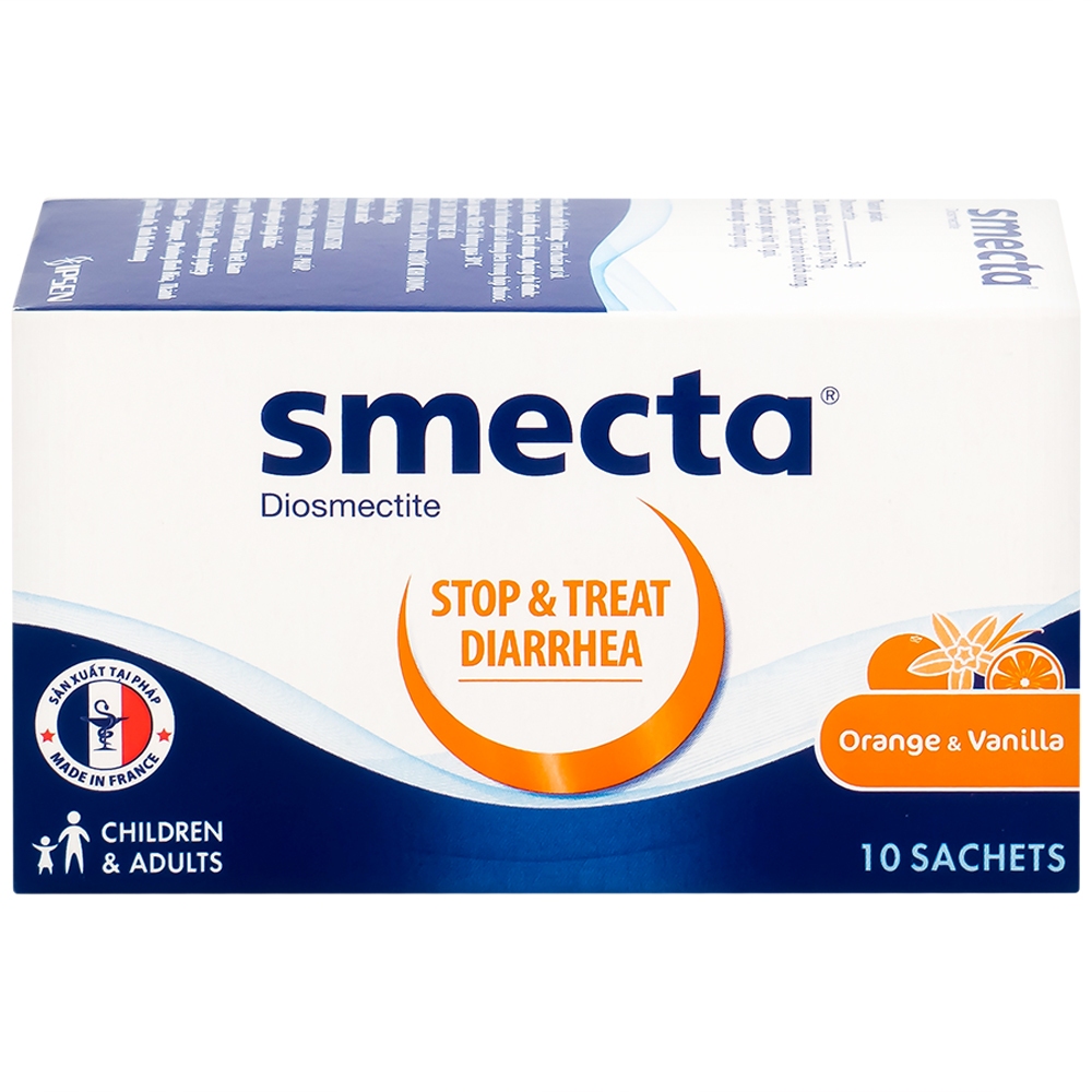 SMECTA Orange Vanilla Powder (Treats And Relieve Diarrhea) 10 sachets ...