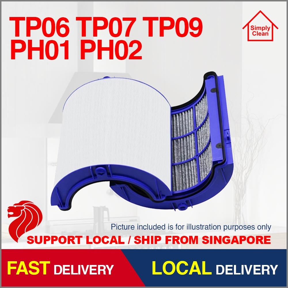 Dyson TP06 TP07 TP09 PH01 PH02 Compatible Replacement Filter | Shopee Singapore