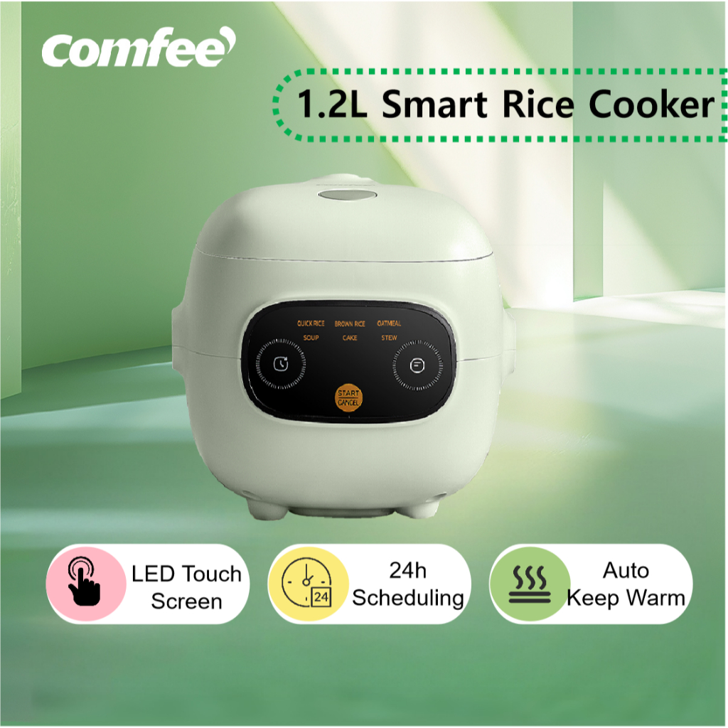 Comfee Rice Cooker Non-stick coating 6 menu One-Click operation Multi ...