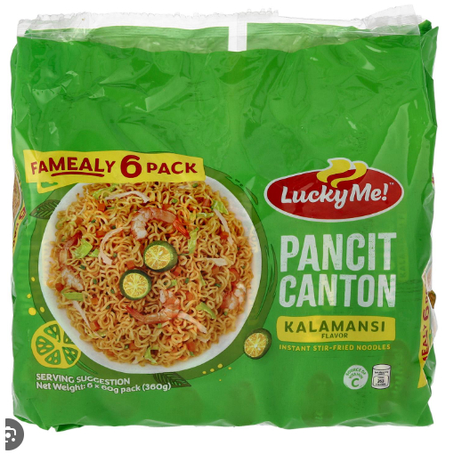 Pancit Canton kalamansi 60g (Packet of 5 pcs) , imported from ...