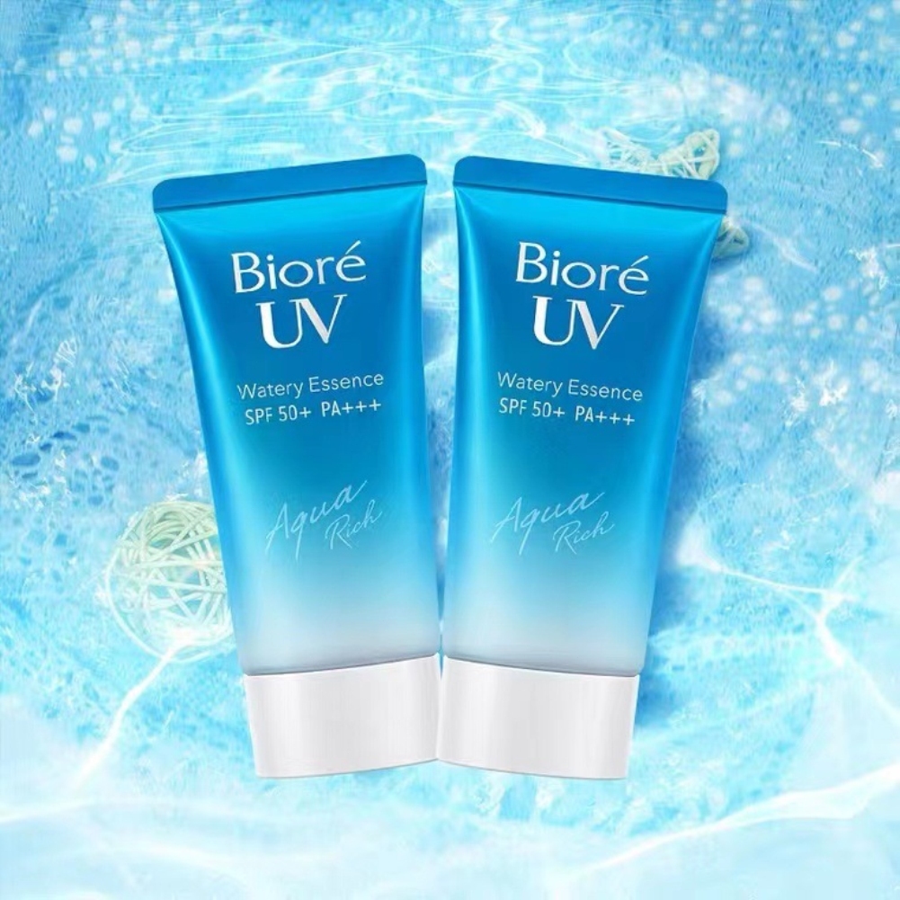 SG Stock Biore UV Aqua Sunscreen Rich Watery Essence SPF50 Sunblock ...