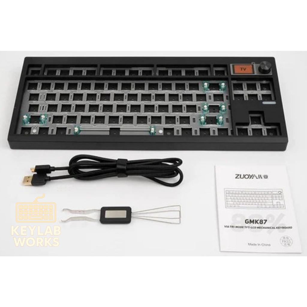 Zuoya GMK87 TKL RGB Mechanical Keyboard Gasket Mounted Tri-Mode ...