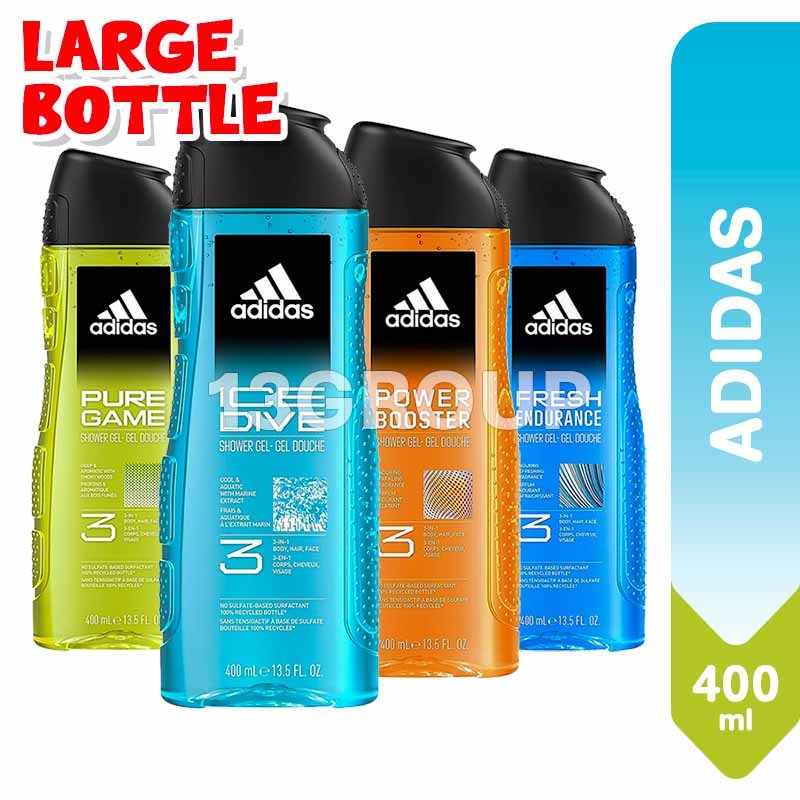 Adidas Shower Gel / Invigorating Body Wash Refreshing Scent, 400ml ...